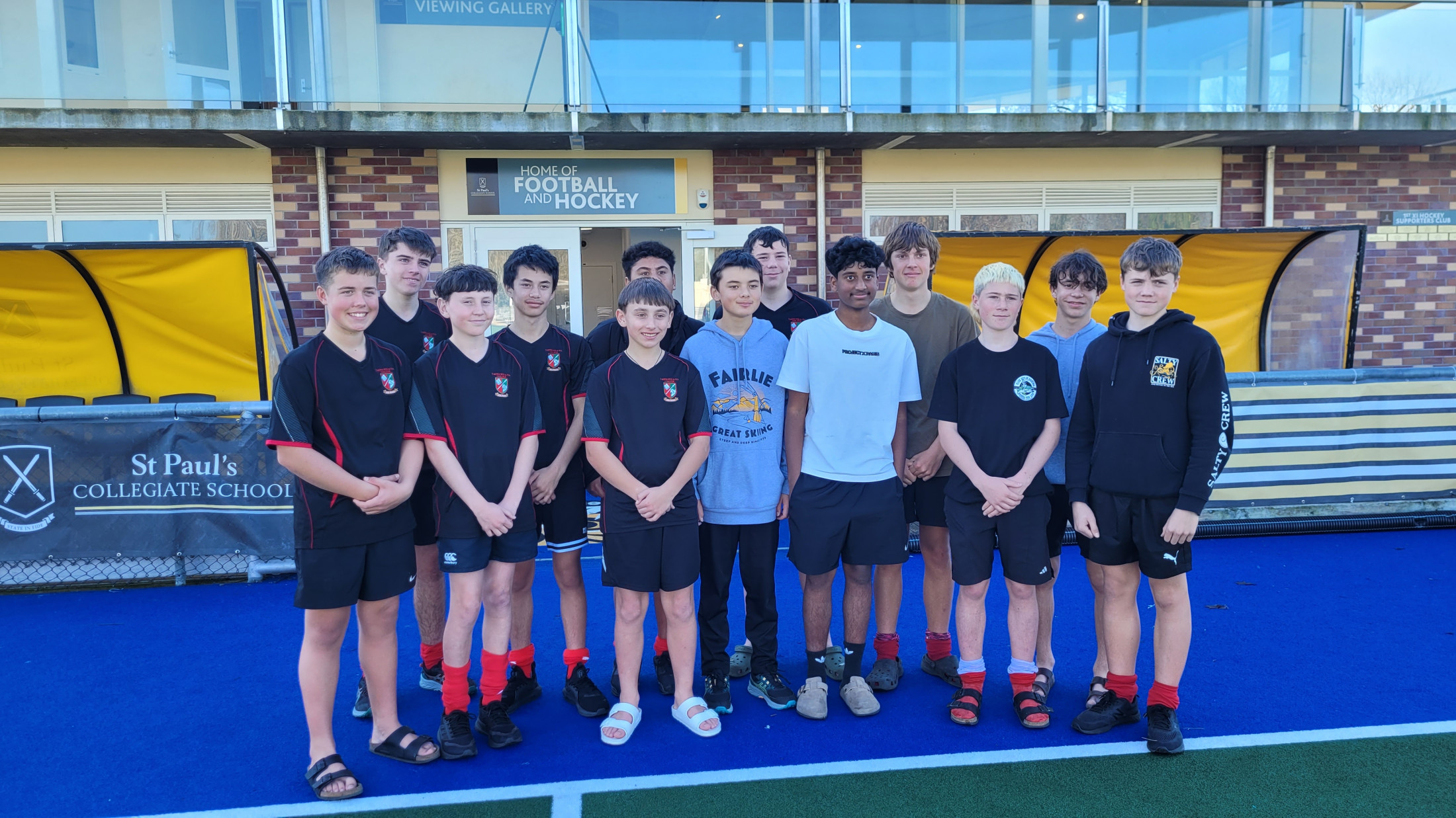 It was an awesome day of hockey for our junior boys! - Taupo-nui-a-Tia Col