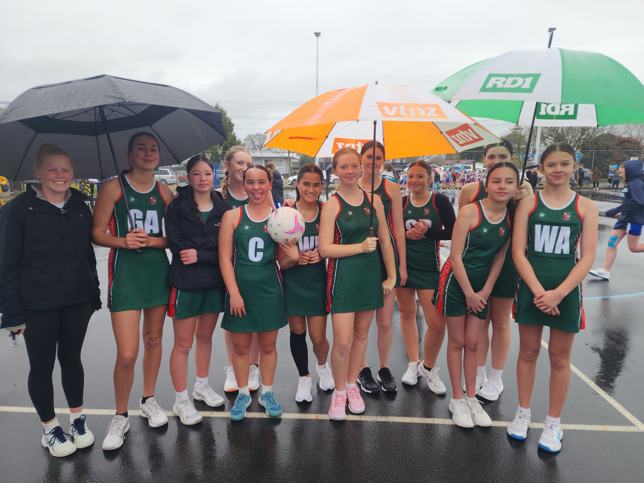 A great way to end the Netball season for the Junior B team! -Taupo-nui-a-